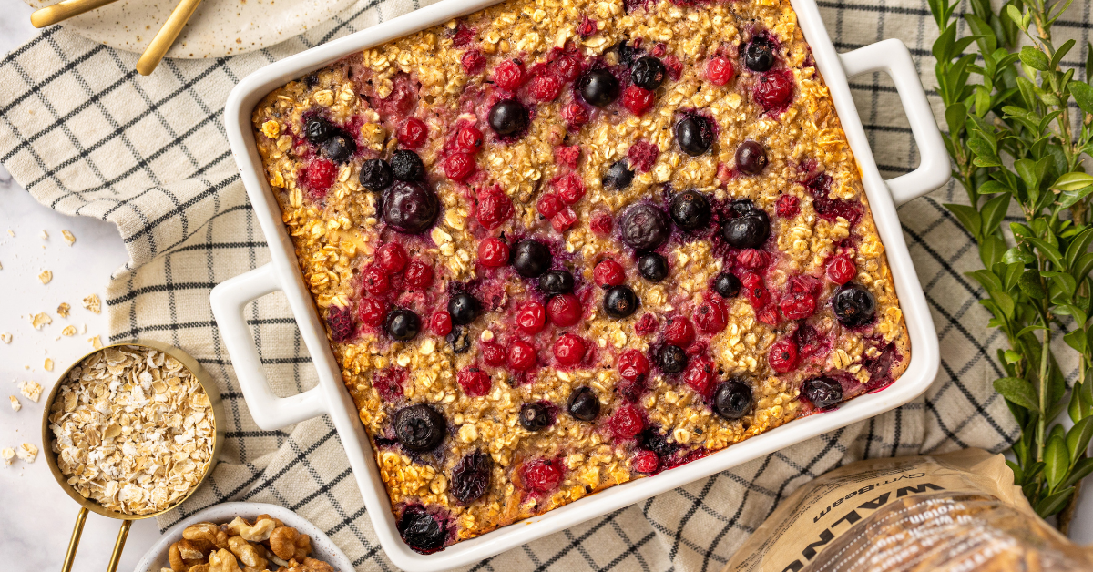 Fitness Recipe: Vanilla Protein Baked Oatmeal - GymBeam Blog