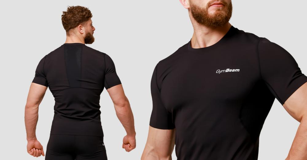Mid Compression T-Shirt Black - GymBeam | GymBeam.com