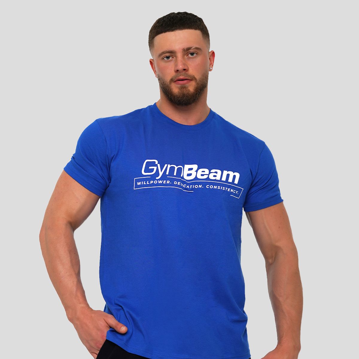 Willpower T-shirt Royal Blue - GymBeam | GymBeam.com