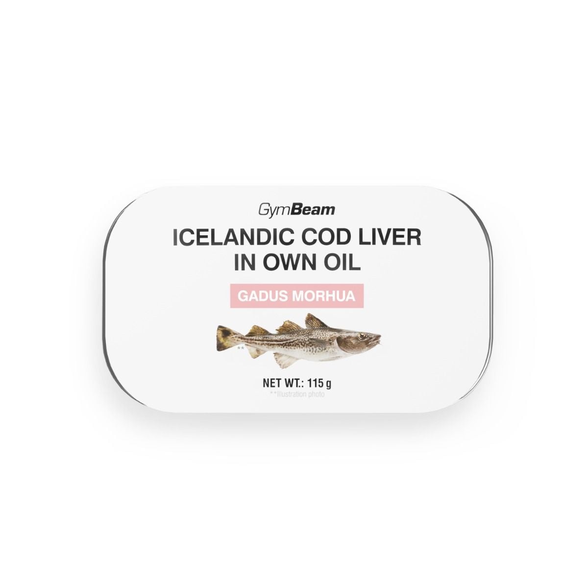Icelandic Cod Liver in Own Oil - GymBeam | GymBeam.com