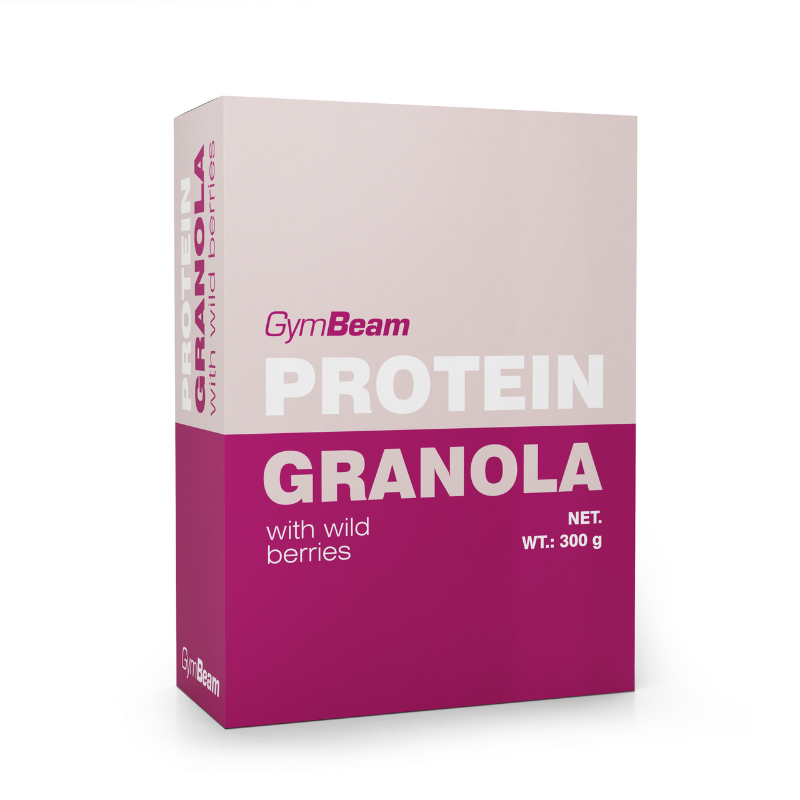 Protein Granola with Wild Berries - GymBeam | GymBeam.com