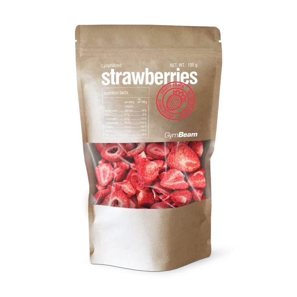 Lyophilized Strawberries - GymBeam | GymBeam.com