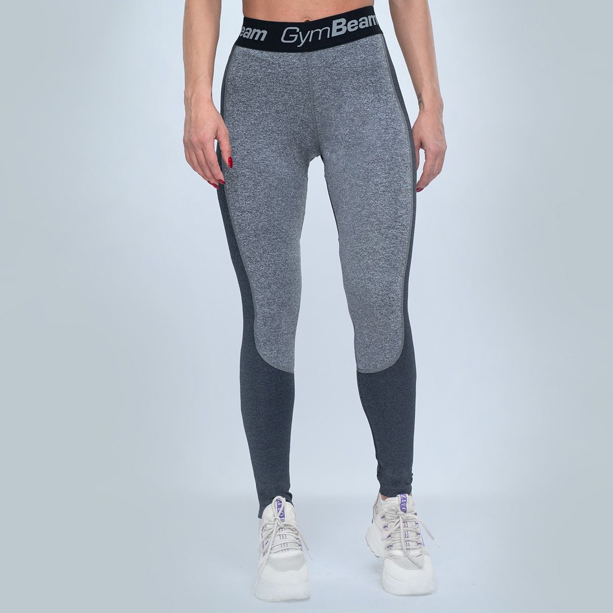 Women‘s Ultrafit Leggings Heather Grey - GymBeam | GymBeam.com