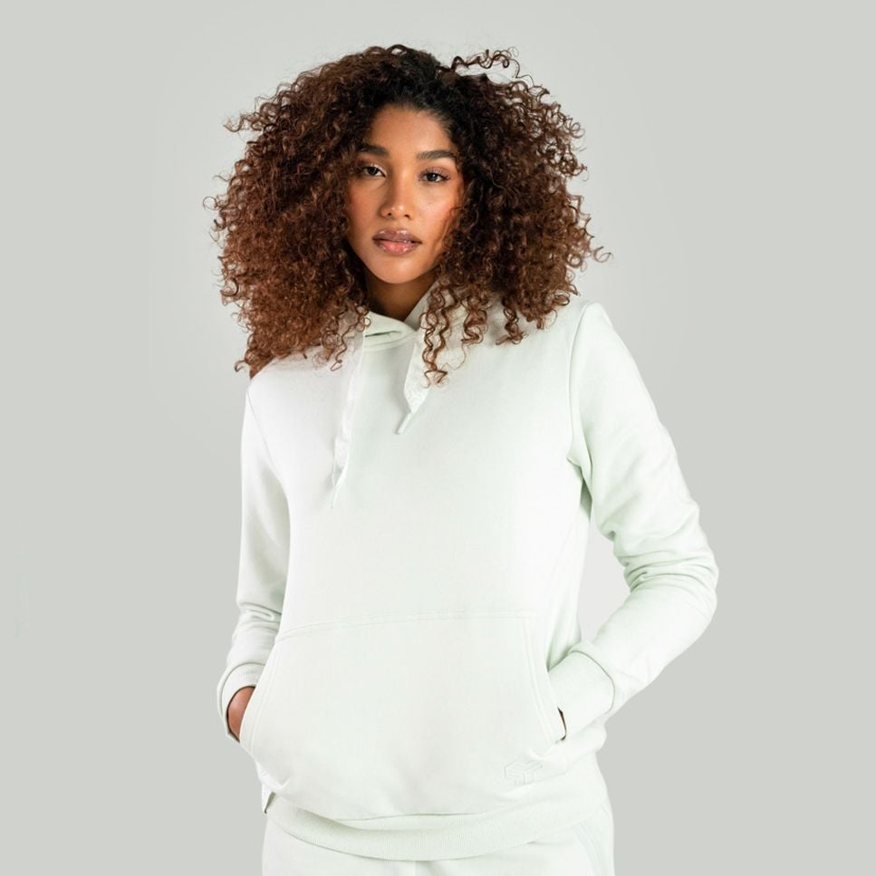 Women‘s Aster Hoodie Moon Grey - STRIX | GymBeam.com