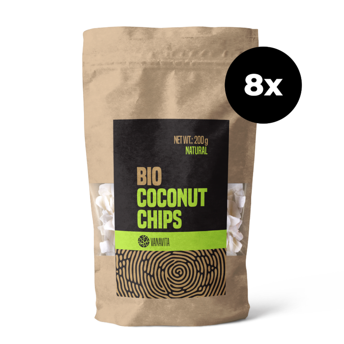 BIO Natural Coconut Chips - VanaVita | GymBeam.com