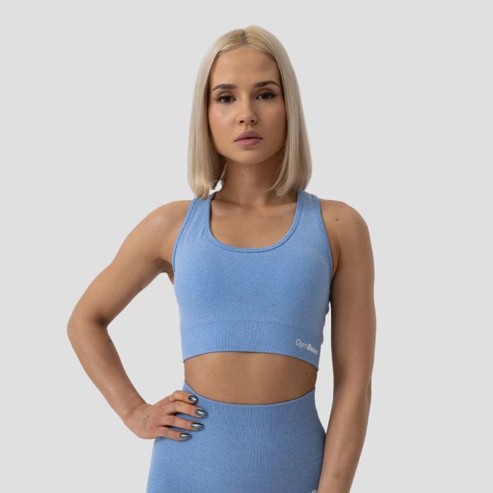 FLO Sports Bra Blue - GymBeam | GymBeam.com