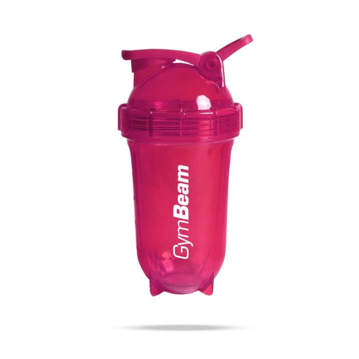 Tritan Shaker Clear Pink 500 ml - GymBeam | GymBeam.com