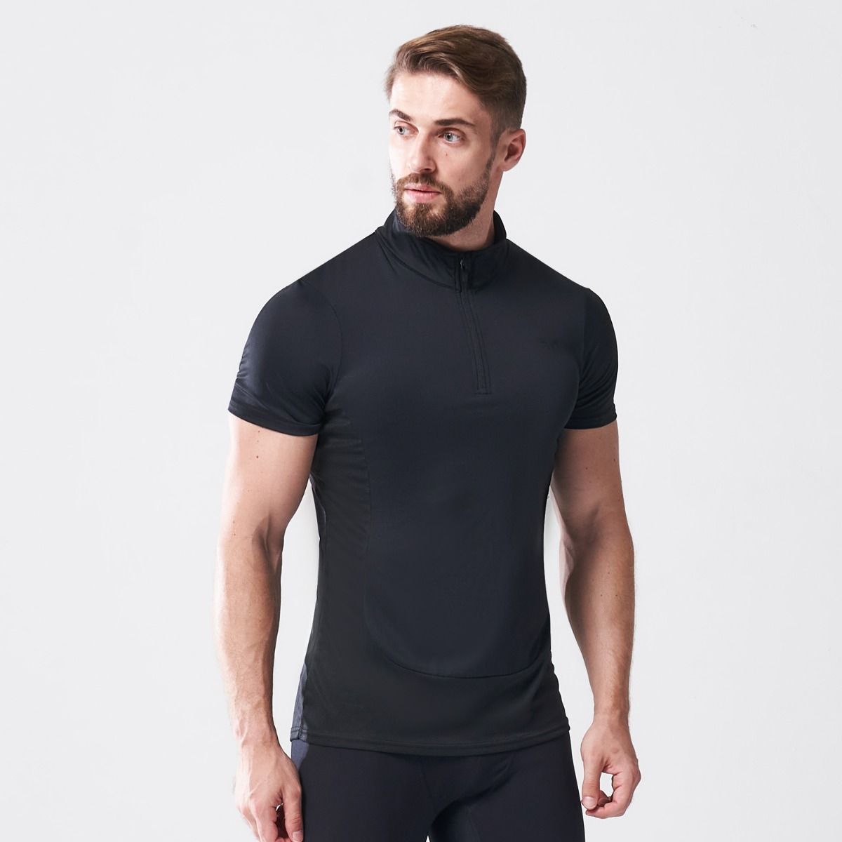 Men‘s Vented Workout Top Black - Squat Wolf | GymBeam.com