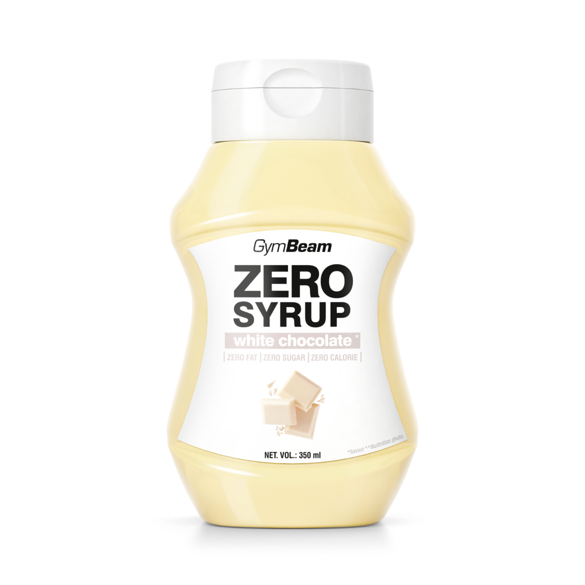 ZERO SYRUP White Chocolate - GymBeam | GymBeam.com