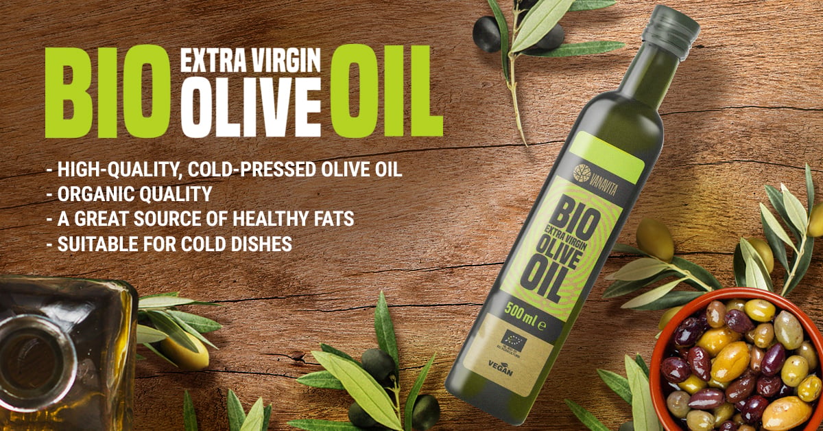 BIO Extra Virgin Olive Oil - VanaVita | GymBeam.com